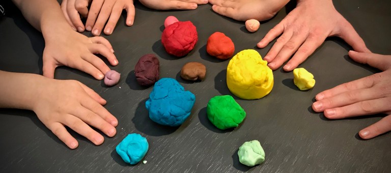 Play-doh Color Wheel – Saints and Children Gathered